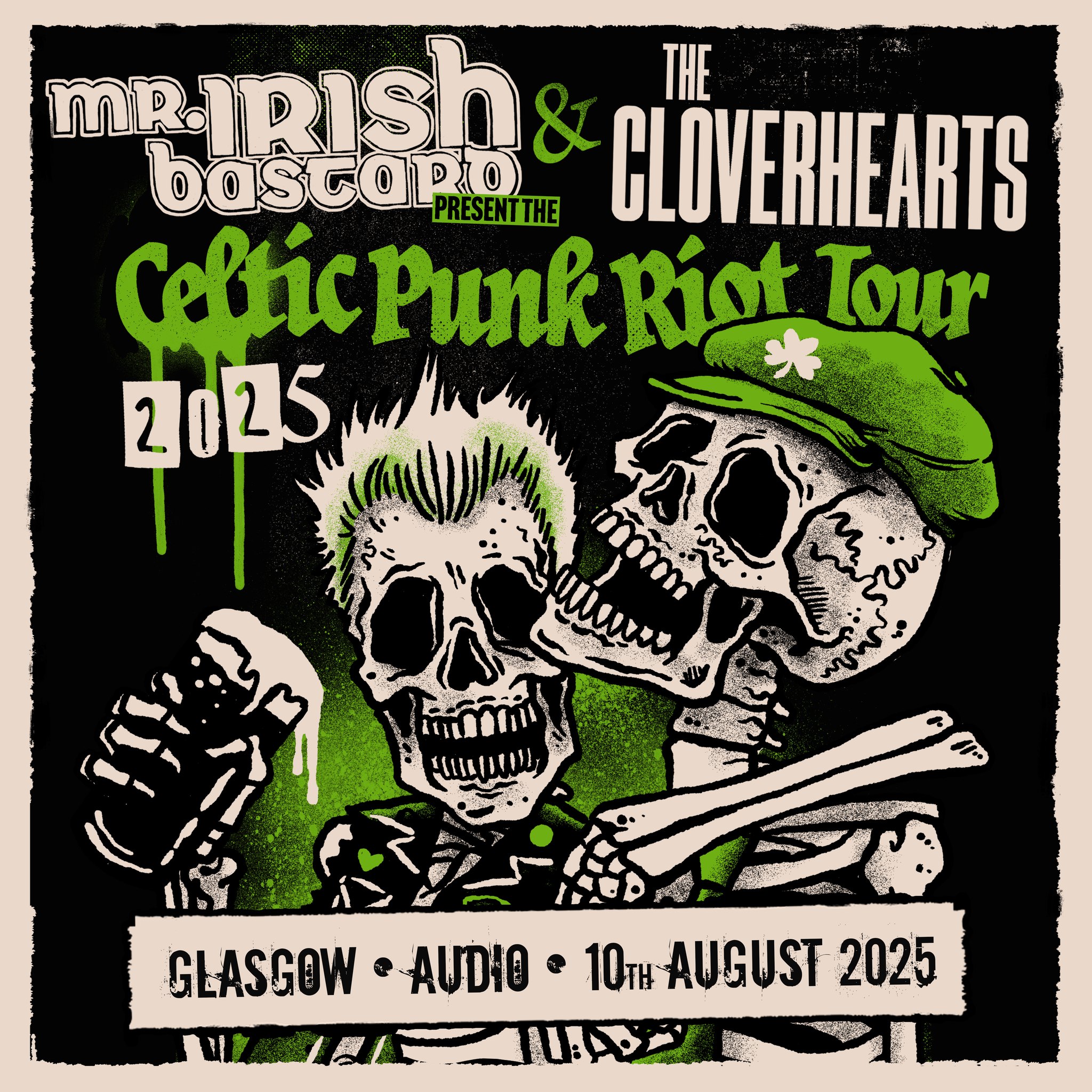 MR. IRISH BASTARD & THE CLOVERHEARTS - Audio Glasgow